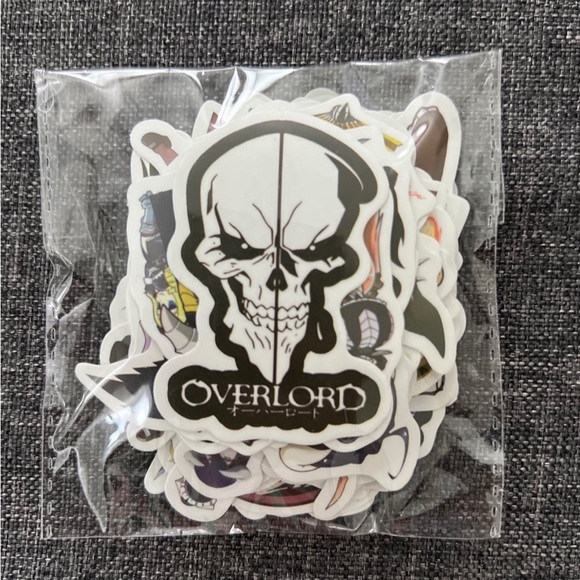 No Brand | Accessories | Overlord 5 Pcs Sticker Set Japanese Anime ...